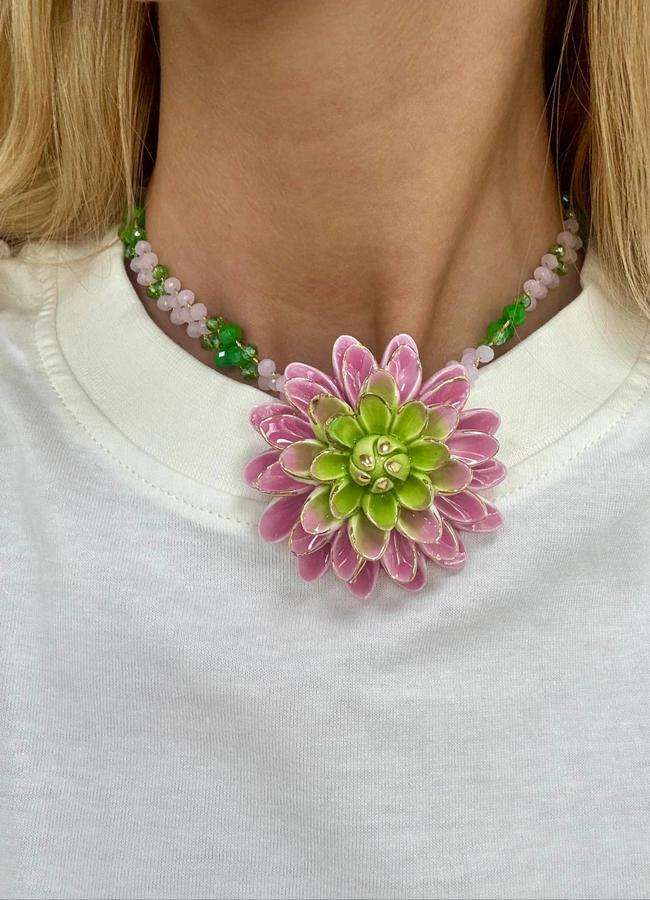 Collares grandes, llamativos y coloridos que son sinónimo de buen ...